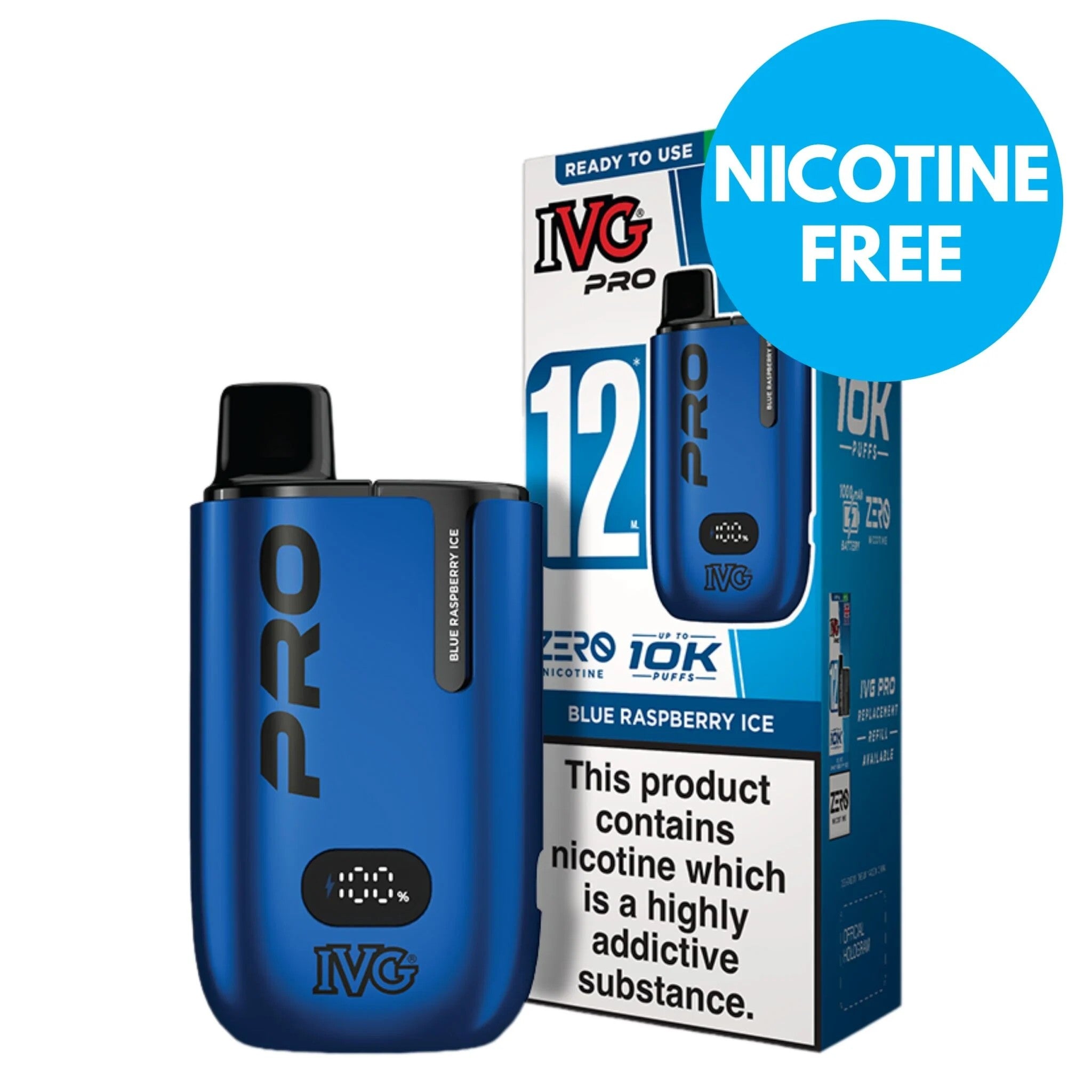 IVG Pro 12 0mg Nicotine Free Prefilled Kits 1X5 ***NEW*** – iVape ...