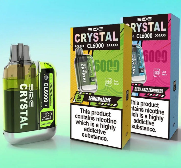SKE Crystal CL6000 Prefilled Kits 1X5 Compliant – iVape Direct Wholesale